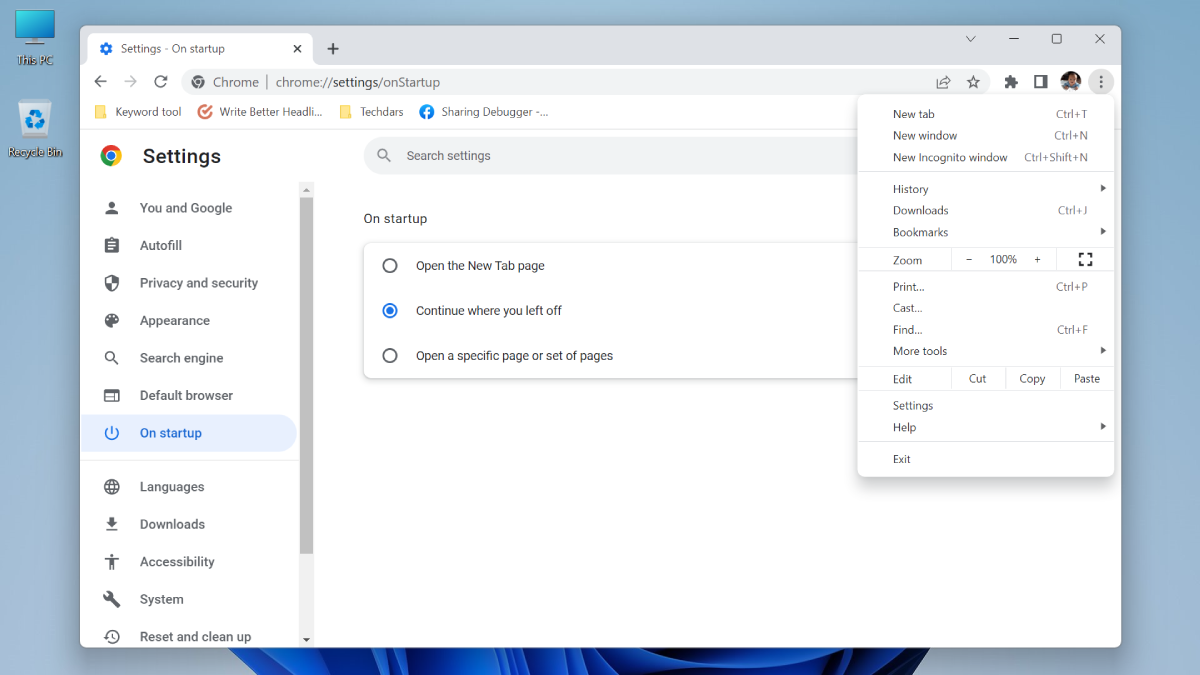 How to restore the closed tabs in Chrome - TechDars How to restore the closed tabs in Chrome - TechDars